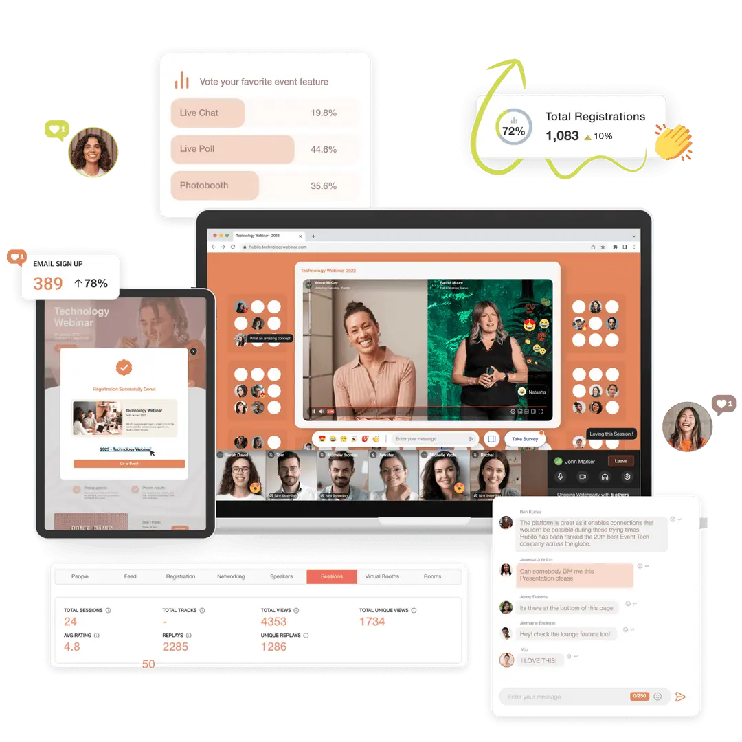10 Best Event Management Tools | Hubilo